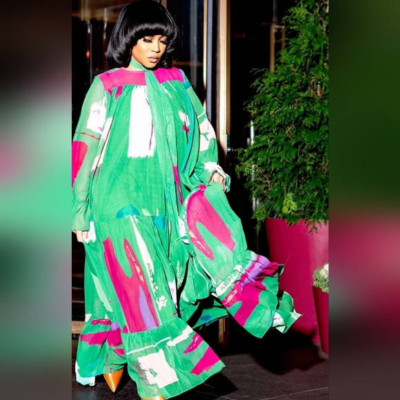 J. Bolin | Dresses | Green Maxi Dress | Poshmark